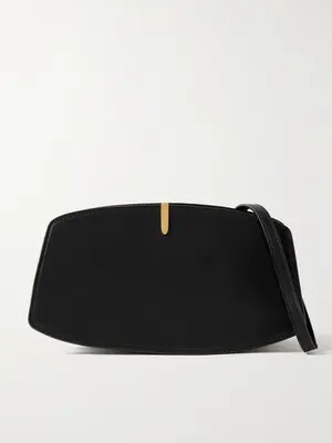 Savette Florence Leather Shoulder Bag - Black
