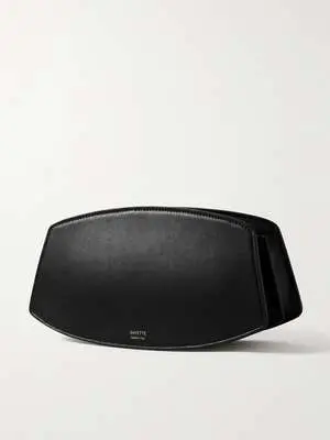 Savette Florence Leather Shoulder Bag - Black