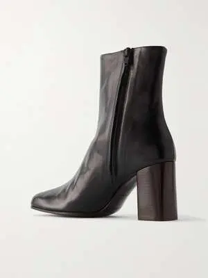 LEMAIRE Anatomic Leather Ankle Boots