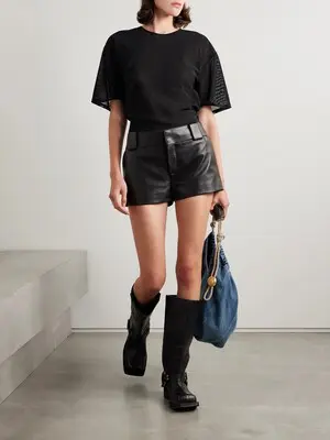 Acne Studios Gathered Mesh T-shirt
