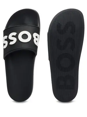 BOSS Logo Open-toe Slides