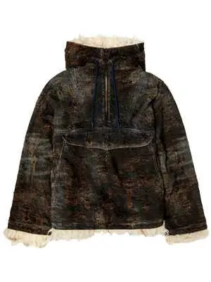 DIESEL® D-arak-fsf Coated Jacquard Denim Jacket