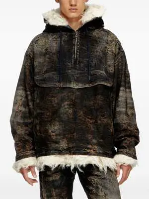 DIESEL® D-arak-fsf Coated Jacquard Denim Jacket