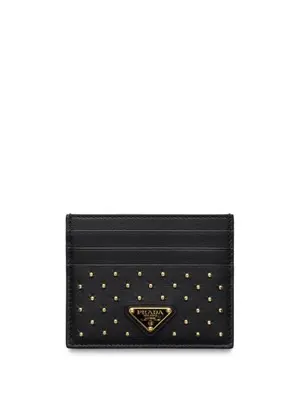 Prada Studded Card Holder