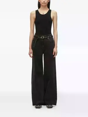 3.1 Phillip Lim Belted Wide Leg Jeans