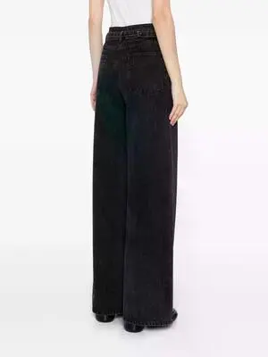 3.1 Phillip Lim Belted Wide Leg Jeans