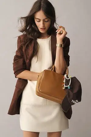 DOLAN LEFT COAST Faux-suede Boyfriend Blazer - Brown