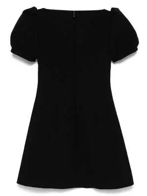 Vivetta Lace-trim Mini Dress - Black