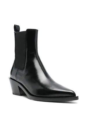 GIANVITO ROSSI 45mm Wylie Chelsea Boots - Black