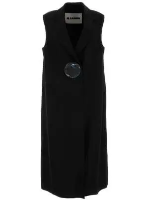 JIL SANDER Tailored Crepe Gilet