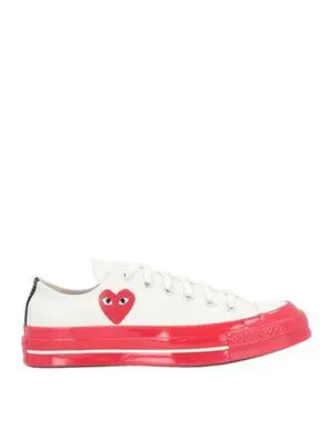Comme Des Garcons Play Converse Perforated Shoes For Women