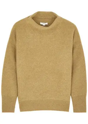 Vince Brushed Cashmere Jumper Brown