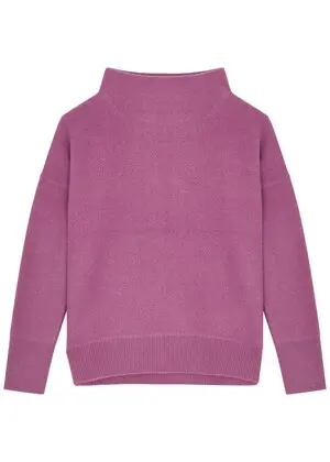 Vince Brushed Cashmere Jumper Purple