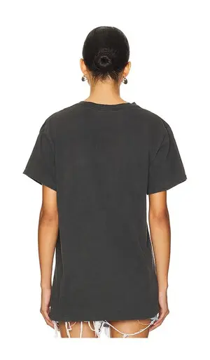 Junk Food Eagles Chrome Vintage Tee In Charcoal