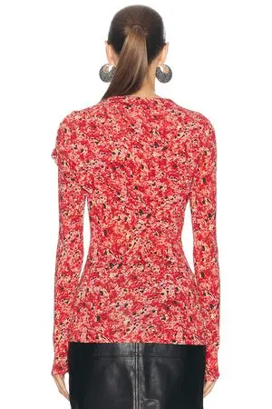Isabel Marant Étoile Asna Top - Red