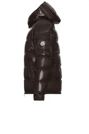 Moncler Maya Padded Jacket - Dark Brown