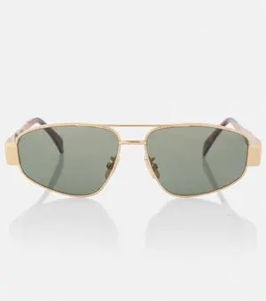 Celine Triomphe Aviator Sunglasses