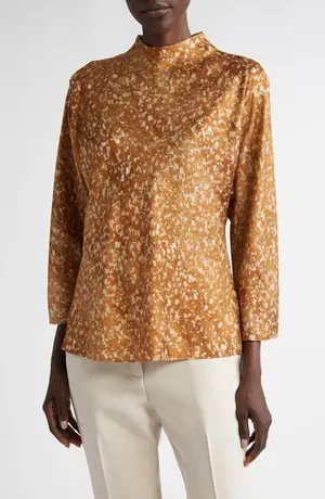 Lafayette 148 New York Textured Blouses