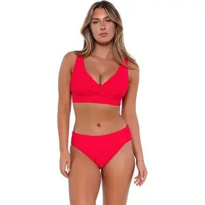 SUNSETS Elsie D Cup Bikini Top - Geranium