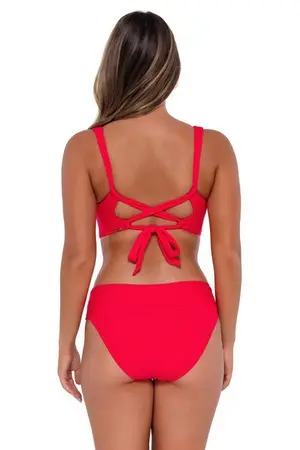 SUNSETS Elsie D Cup Bikini Top - Geranium
