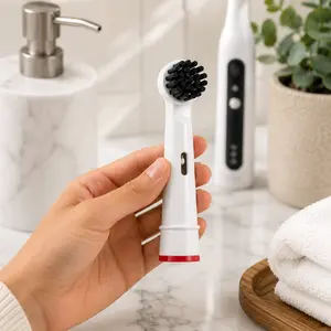 PURSONIC Charcoal Infused Bristles Electric Toothbrush Replacement Brush Heads