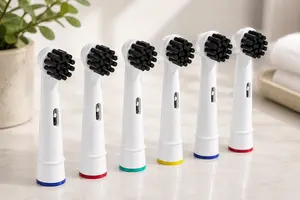 PURSONIC Charcoal Infused Bristles Electric Toothbrush Replacement Brush Heads