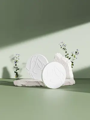 DELFINO Freesia Camel Lambskin Car Diffuser And Insert
