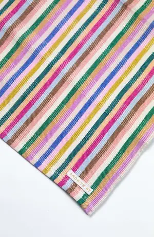 ARCHIVE NEW YORK Valentina Striped Handwoven Cotton Table Runner