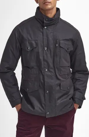 Barbour Sapper Regular Fit Weatherproof Waxed Cotton Jacket