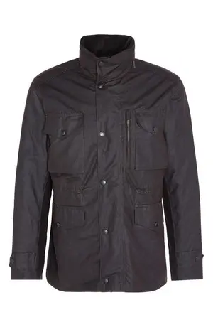 Barbour Sapper Regular Fit Weatherproof Waxed Cotton Jacket