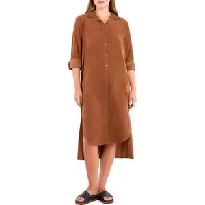 Women's Cotton Corduroy Shirtdress
