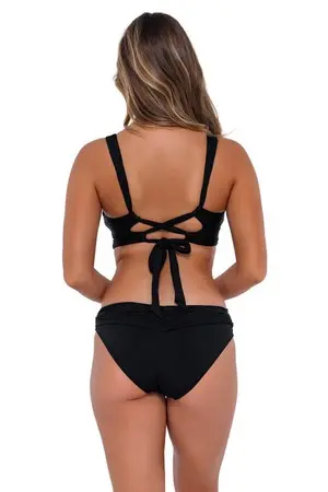 SUNSETS Elsie Bikini Swimsuit Top F Cup - Black