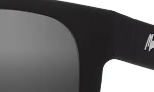Maui Jim Puakea 57mm Square Sunglasses - Matte Black