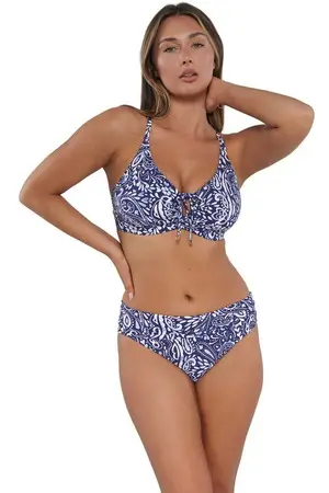 SUNSETS Kauai Keyhole Bikini Top D Cup Marina