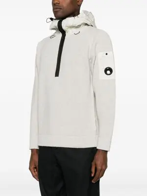 C.P. COMPANY Lens-detail Knitted Hoodie