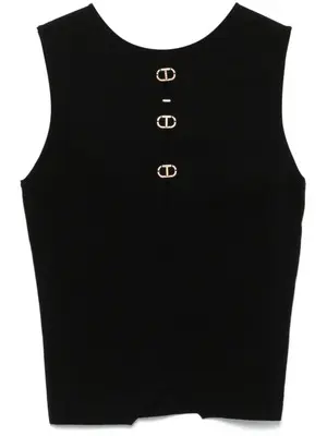 TWINSET Logo-plaque Top