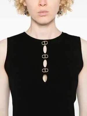 TWINSET Logo-plaque Top