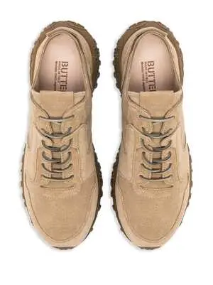 BUTTERO® Lace-up Suede Sneakers - Neutrals