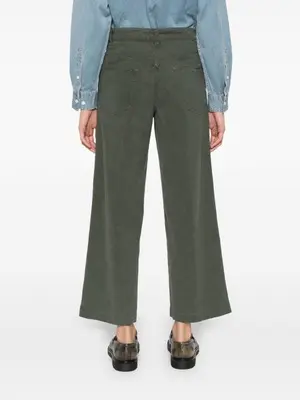 Aspesi Twill Cropped Trousers