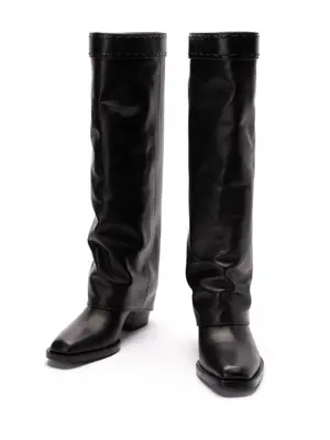 Fendi Knee-length Leather Boots
