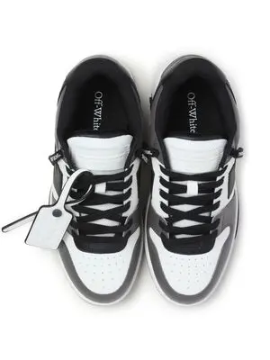 Off-White Out Of Office" Calf Leather Sneakers - Grey