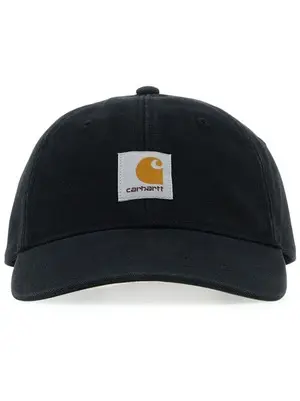 Carhartt Work In Progress Logo Patch Baseball Cap - Black