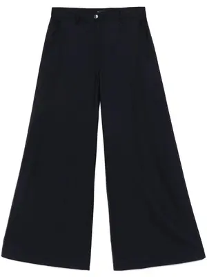Theory Wide-leg Flannel Trousers