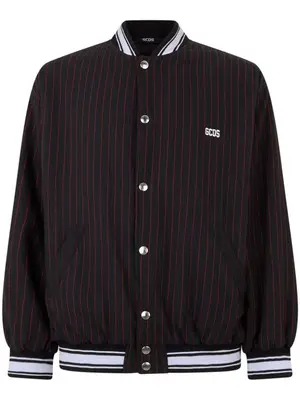 Gcds Pinstripe Bomber Jacket