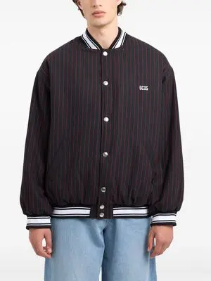 Gcds Pinstripe Bomber Jacket