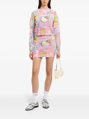 Gcds Hello Kitty Printed Mini Skirt