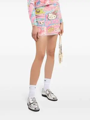 Gcds Hello Kitty Printed Mini Skirt