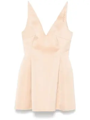 Marni Duchess Satin Mini Dress