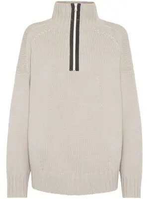 Brunello Cucinelli High-neck Cashmere Jumper