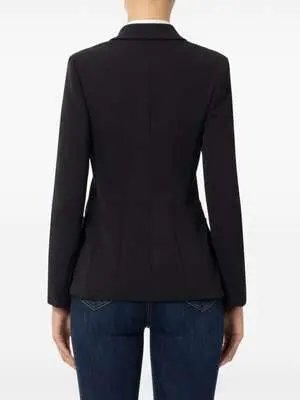Elisabetta Franchi Peak-lapel Crepe Blazer